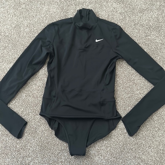 Nike | Swim | New Nike Hypercool One Piece Rash Guard Swimsuit Large ...